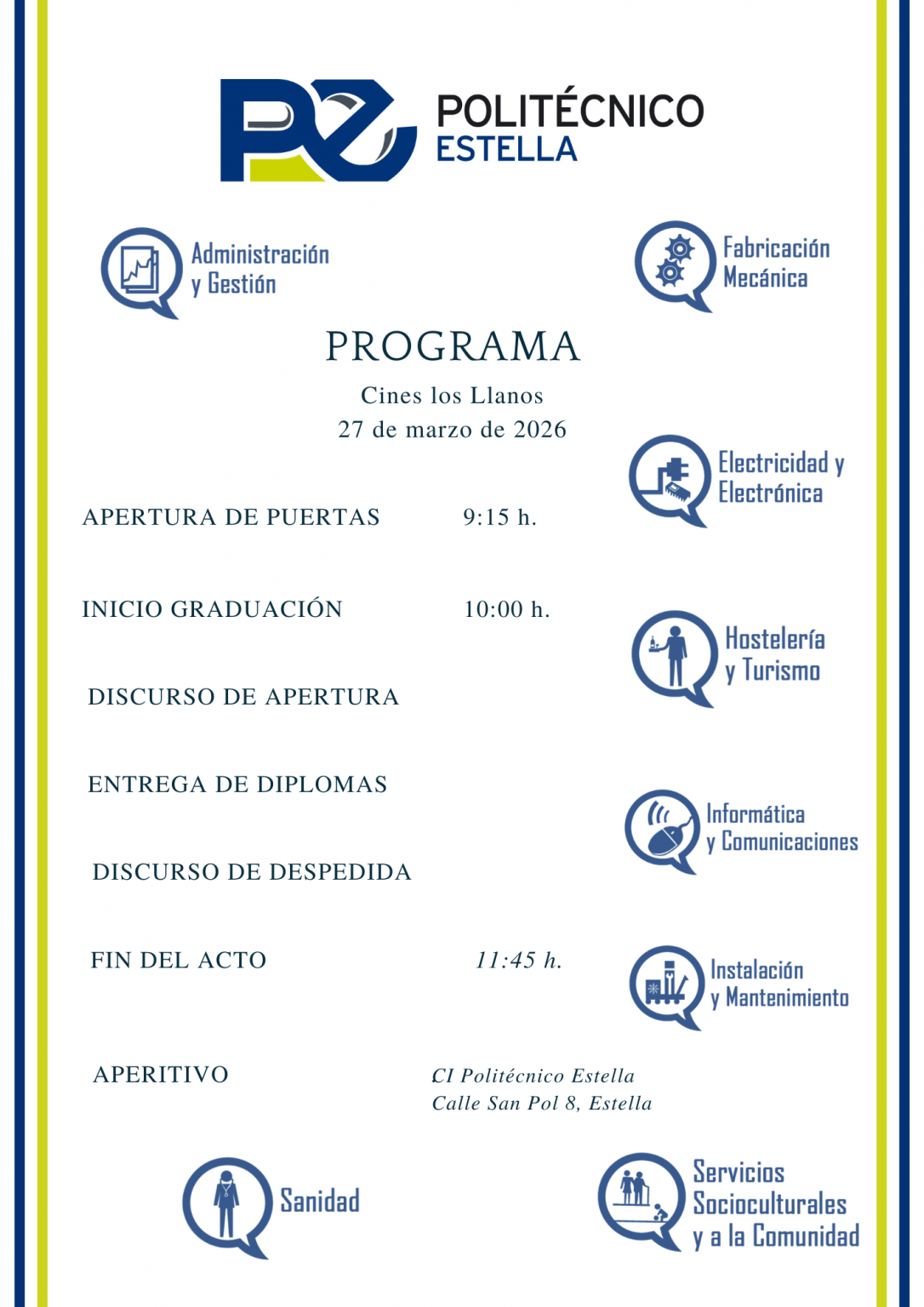 ACTO DE GRADUACIÓN 2026